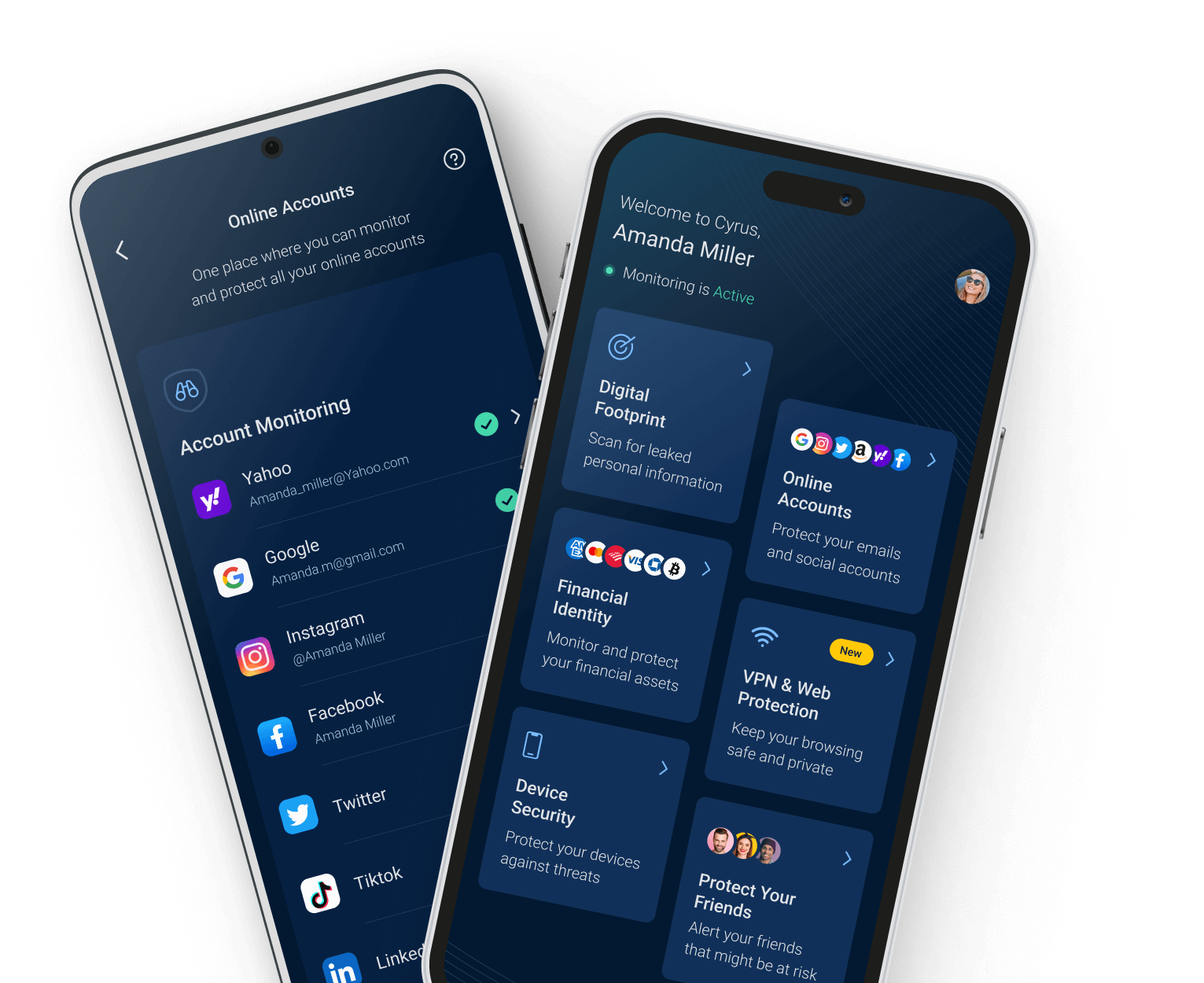 Online Account Protection | Cyrus - Identity Theft Protection